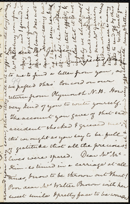 Letter from Mary Anne Estlin, Leicester, Mass, to Helen E. Garrison ...