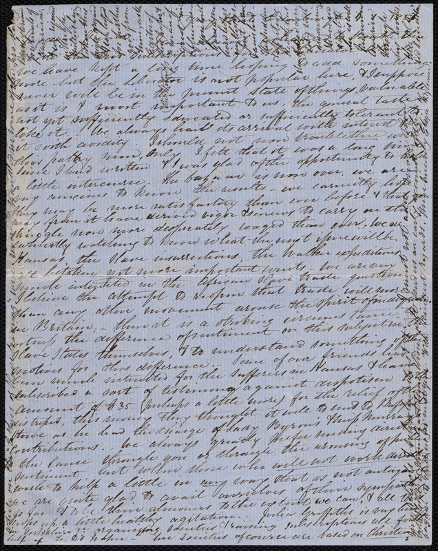 Letter from Eliza Wigham, Edinburgh, to Samuel May, 4.1.1856 - Digital ...