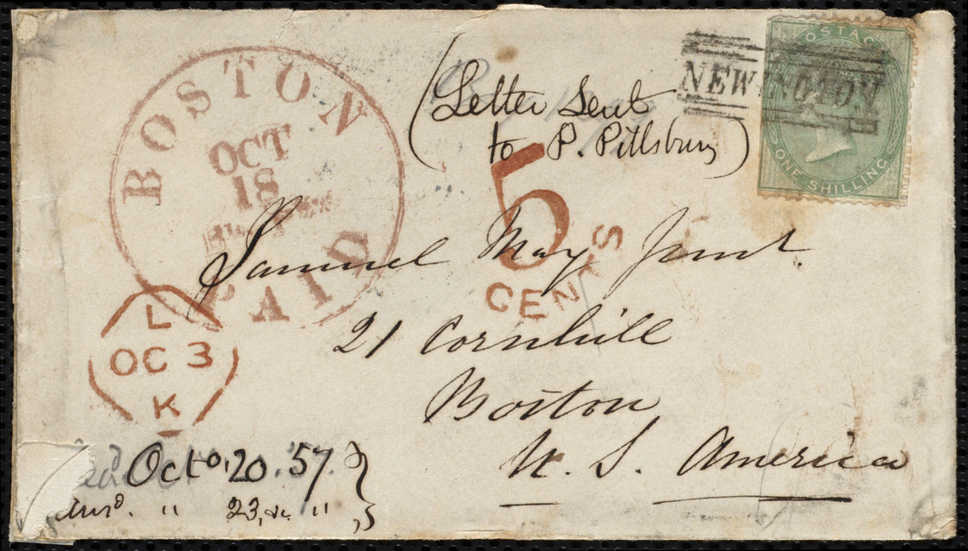 Letter from Eliza Wigham, Edinburgh, to Samuel May, 2.10.1857 - Digital ...