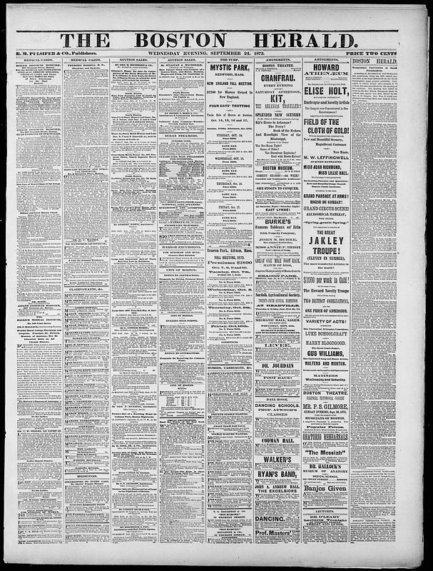 The Boston Herald. September 24, 1873 - Digital Commonwealth