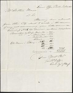 Nathan Heard to George Coffin, 19 September 1835 - Digital Commonwealth