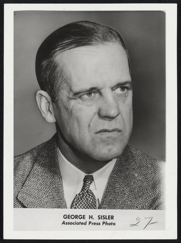 George H. Sisler - Digital Commonwealth