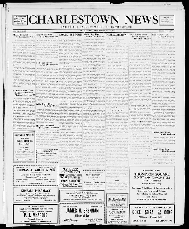 The Charlestown News. May 05, 1933 - Digital Commonwealth