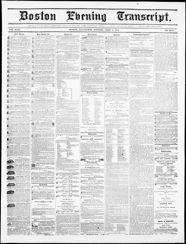 Boston Evening Transcript - Digital Commonwealth