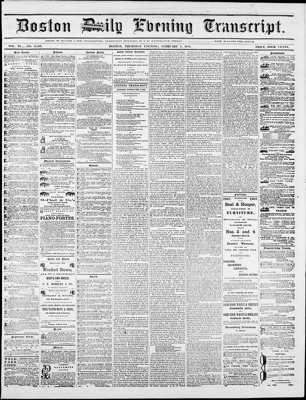 Boston Daily Evening Transcript - Digital Commonwealth
