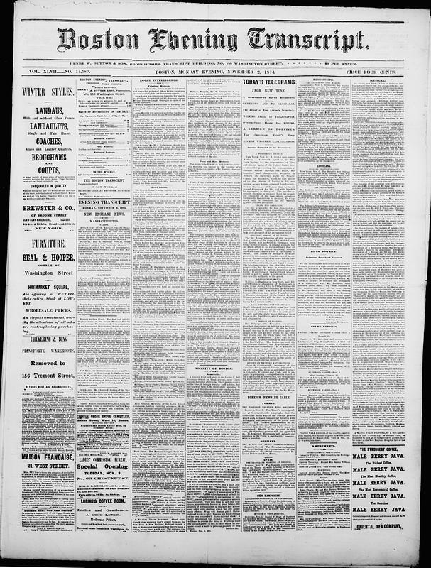 Boston Evening Transcript - Digital Commonwealth
