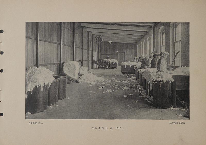 Pioneer Mill, cutting room - Digital Commonwealth
