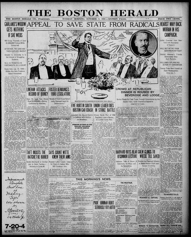 The Boston Herald. October 09, 1906 - Digital Commonwealth