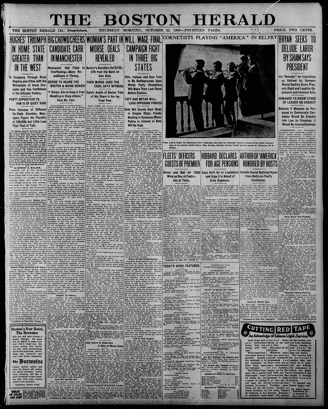 The Boston Herald. October 22, 1908 - Digital Commonwealth