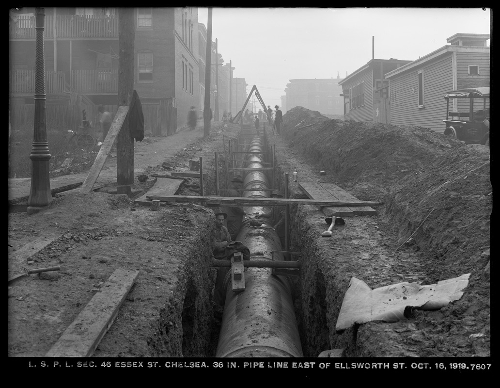 Distribution Department, Low Service Pipe Lines, Section 46, 36-inch ...