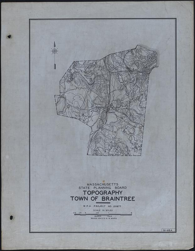 Topography Town of Braintree - Digital Commonwealth