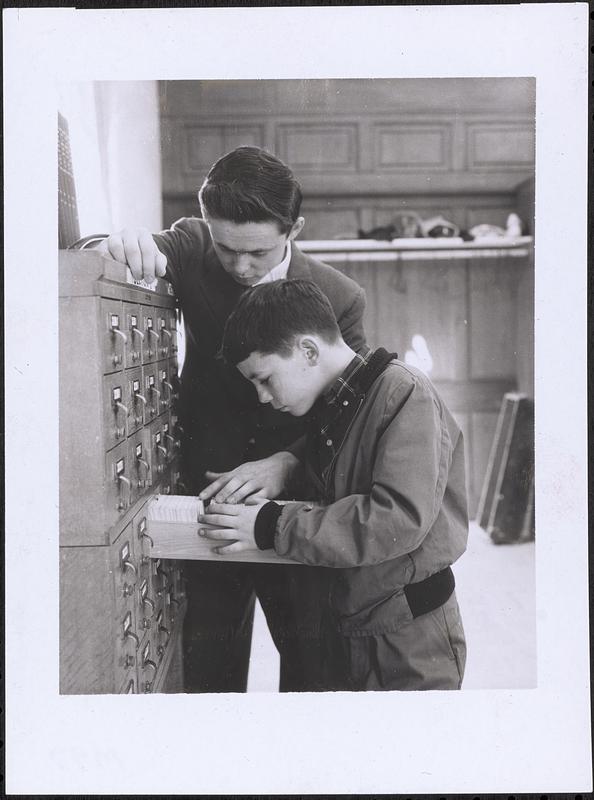 Sharon Public Library, adult library - Digital Commonwealth