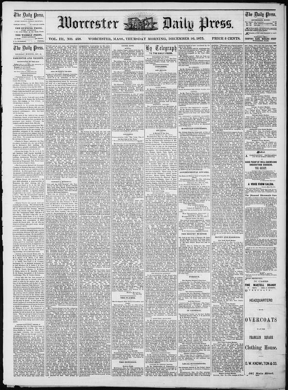 Worcester Daily Press - Digital Commonwealth