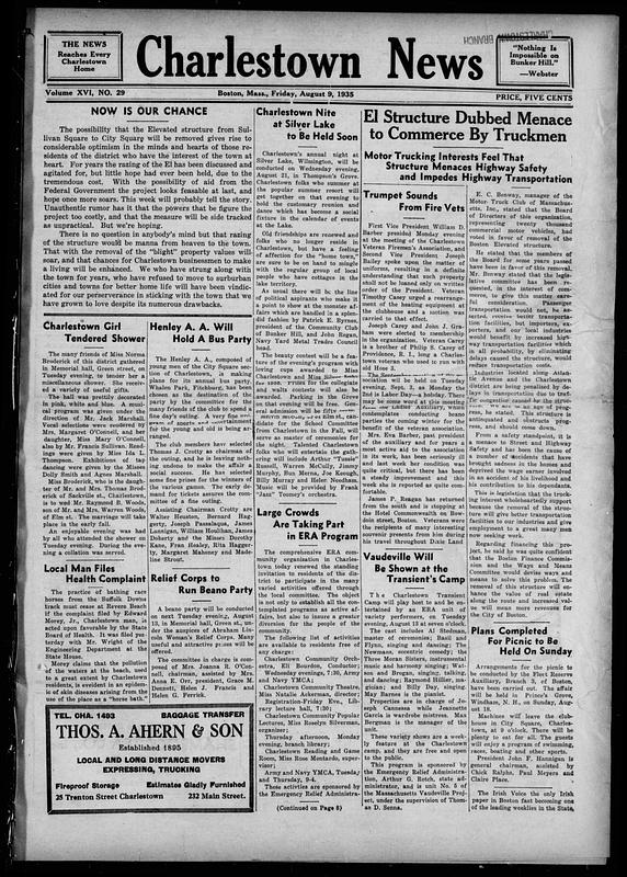 The Charlestown News. August 09, 1935 - Digital Commonwealth