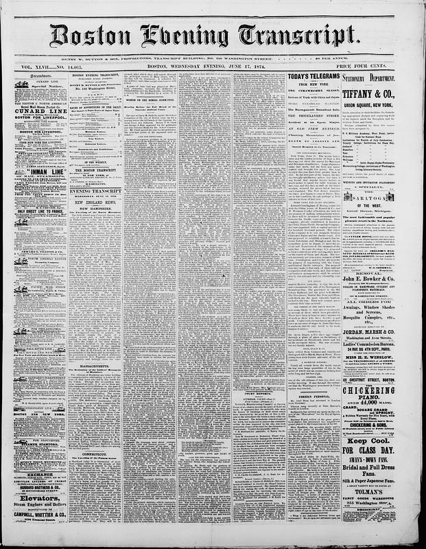 Boston Evening Transcript - Digital Commonwealth
