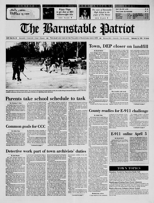 Barnstable Patriot. February 16, 1995 - Digital Commonwealth