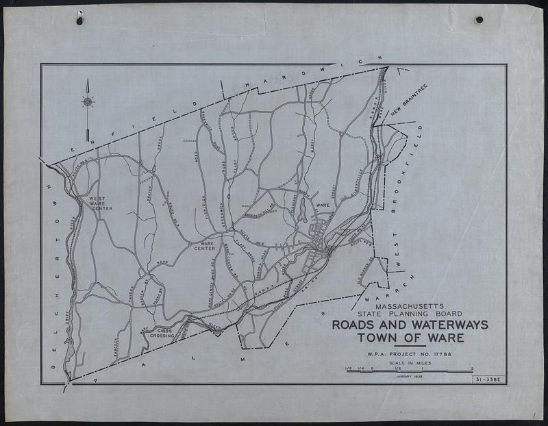 Roads and Waterways Town of Ware - Digital Commonwealth