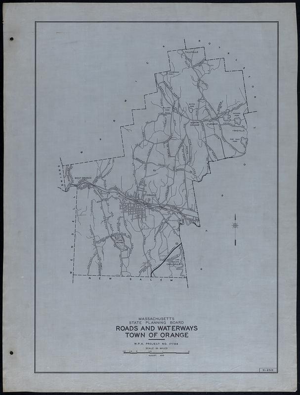 Roads and Waterways Town of Orange - Digital Commonwealth