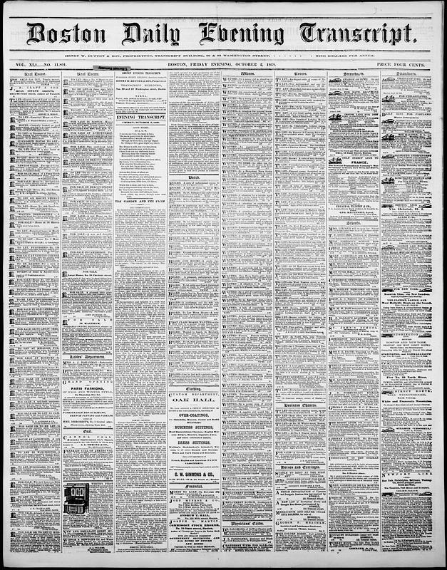 Boston Daily Evening Transcript - Digital Commonwealth