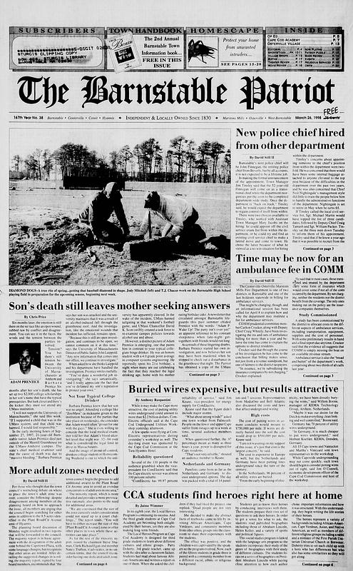 Barnstable Patriot. March 26, 1998 - Digital Commonwealth