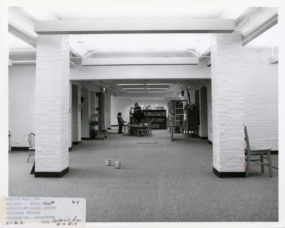 Shrewsbury Public Library Addition 1979-1980 - Digital Commonwealth