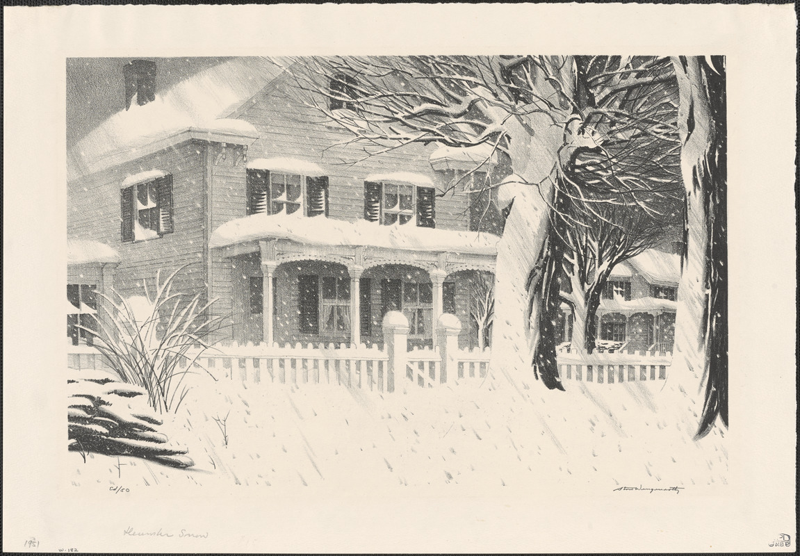 December snow - Digital Commonwealth