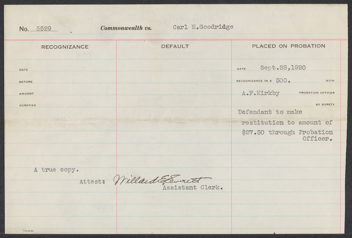 Sacco-Vanzetti Case Records, 1920-1928. Defense Papers. Norfolk County ...