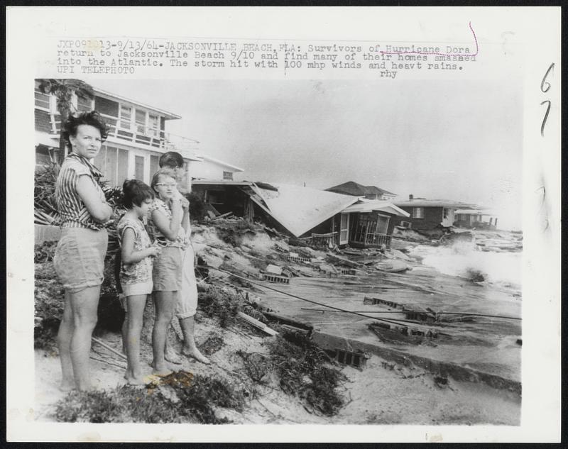 Survivors of Hurricane Dora return to Jacksonville Beach 9/10 and find ...