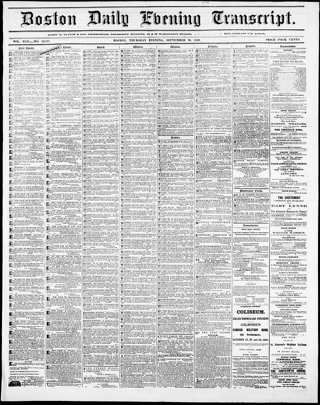 Boston Daily Evening Transcript - Digital Commonwealth