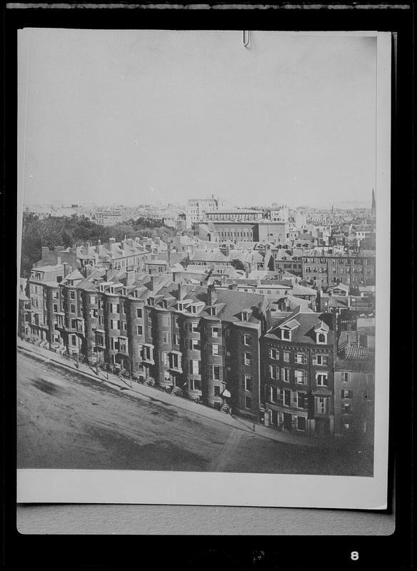 Copy negative of 1861 photo of Park Square, Boston, Massachusetts ...