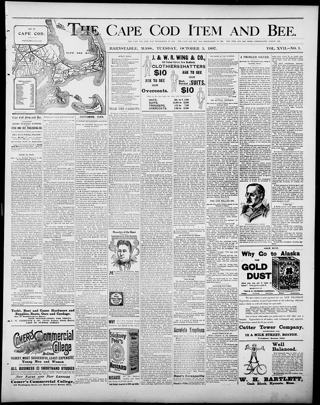 The Cape Cod Item and Bee. October 05, 1897 - Digital Commonwealth