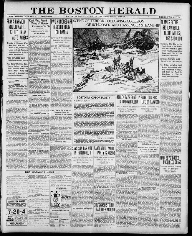 The Boston Herald. July 23, 1907 - Digital Commonwealth