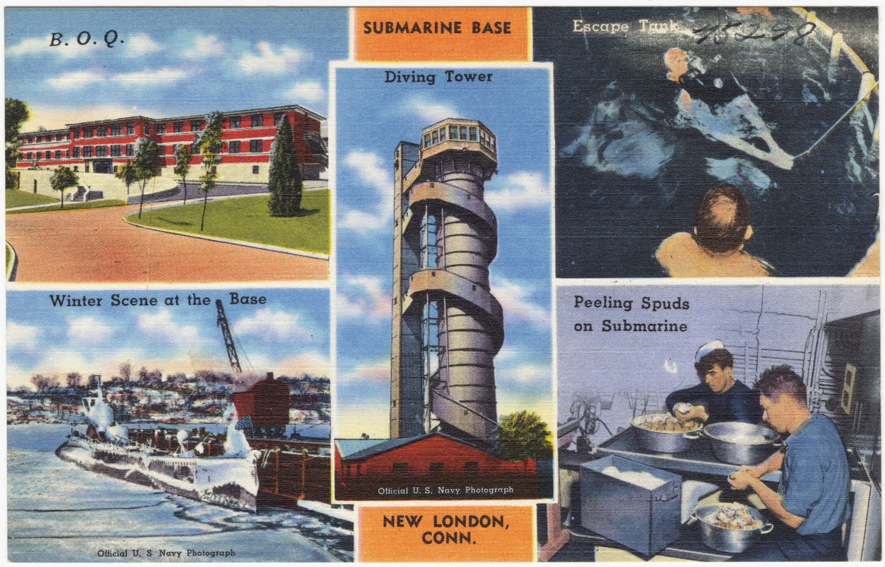 Submarine Base, New London, Conn. - Digital Commonwealth