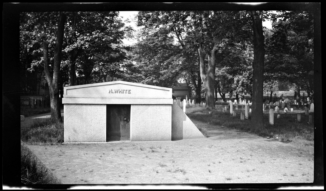 Nathaniel White Tomb. Hancock Cemetery - Digital Commonwealth