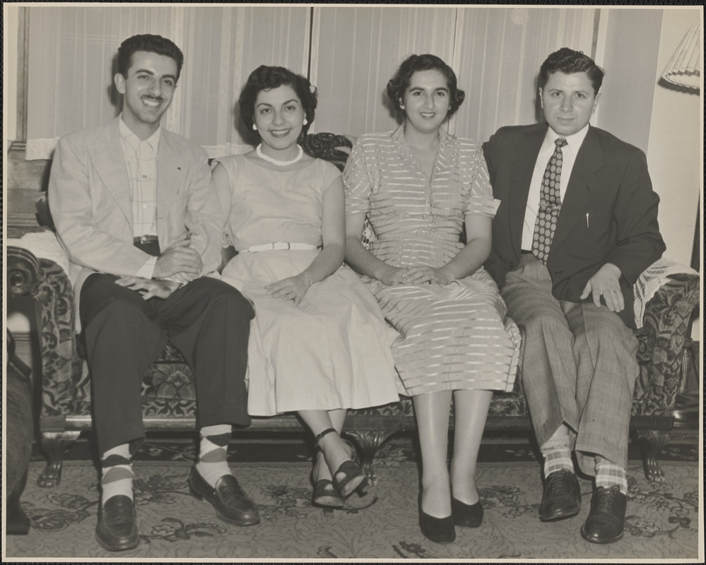 George Changalian and Miss Anahid Ann Karoghlanian. Mr. & Mrs. Asadoor ...