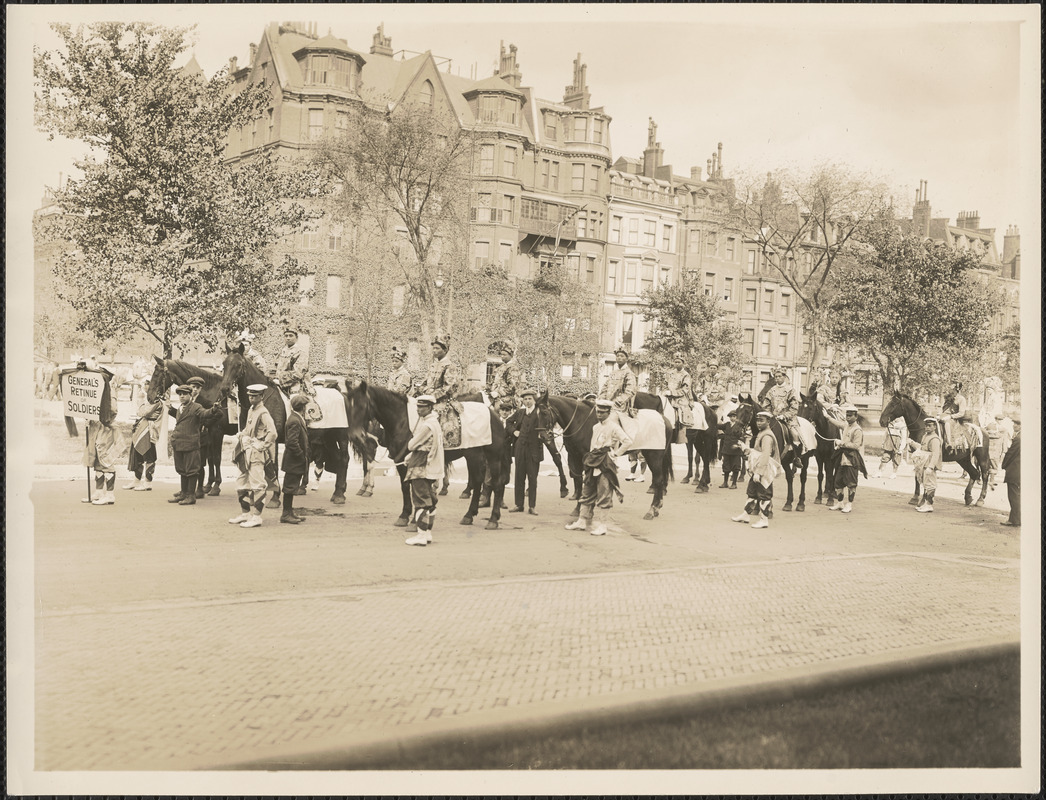 General's retinue of soldiers - Digital Commonwealth