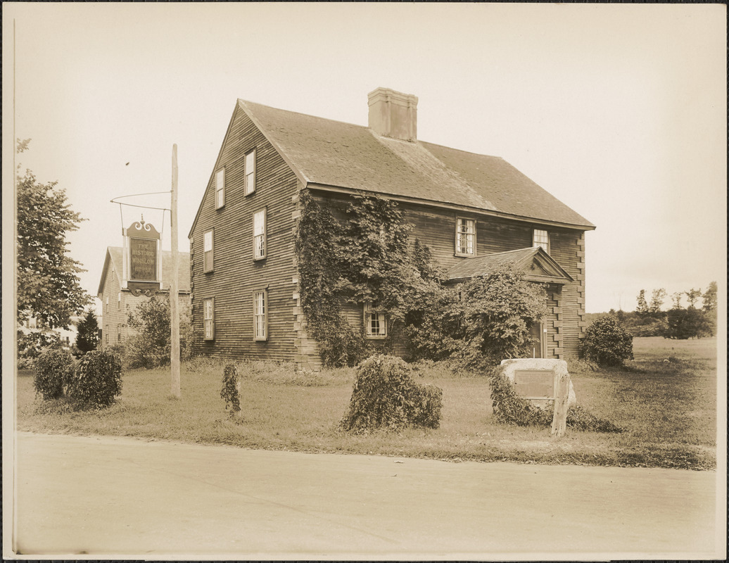 The Historic Winslow House, Marshfield, Mass. - Digital Commonwealth