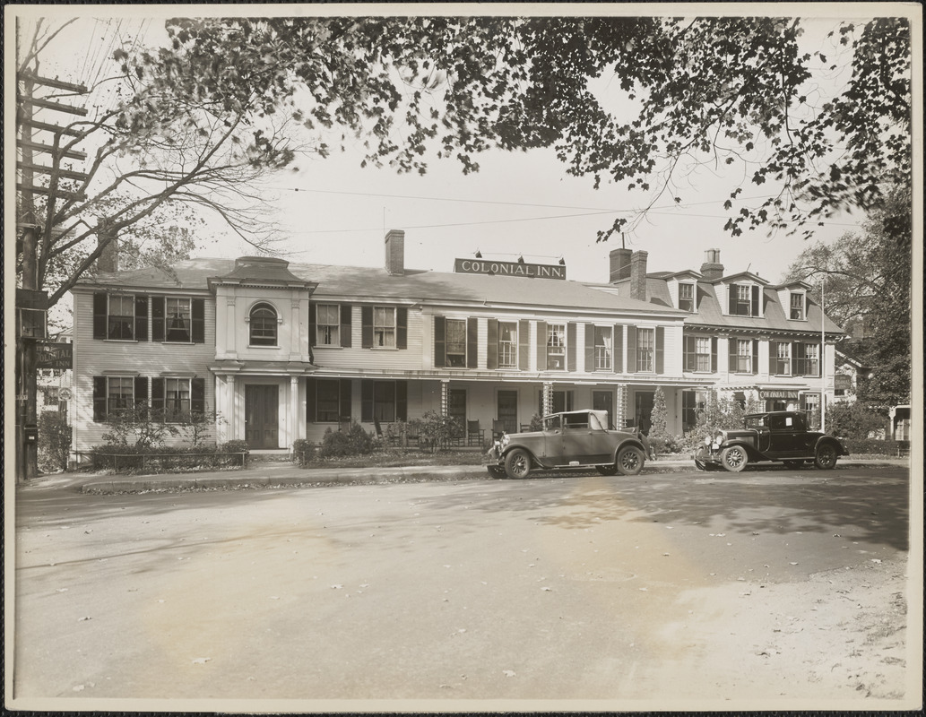 Colonial Inn, Concord, Mass. - Digital Commonwealth