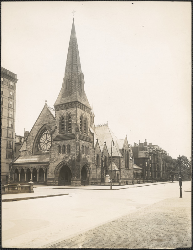 First Church in Boston at Berkeley Street and Marlborough Street ...