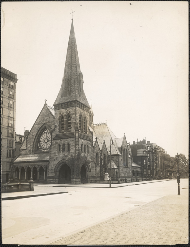 First Church in Boston at Berkeley Street and Marlborough Street ...