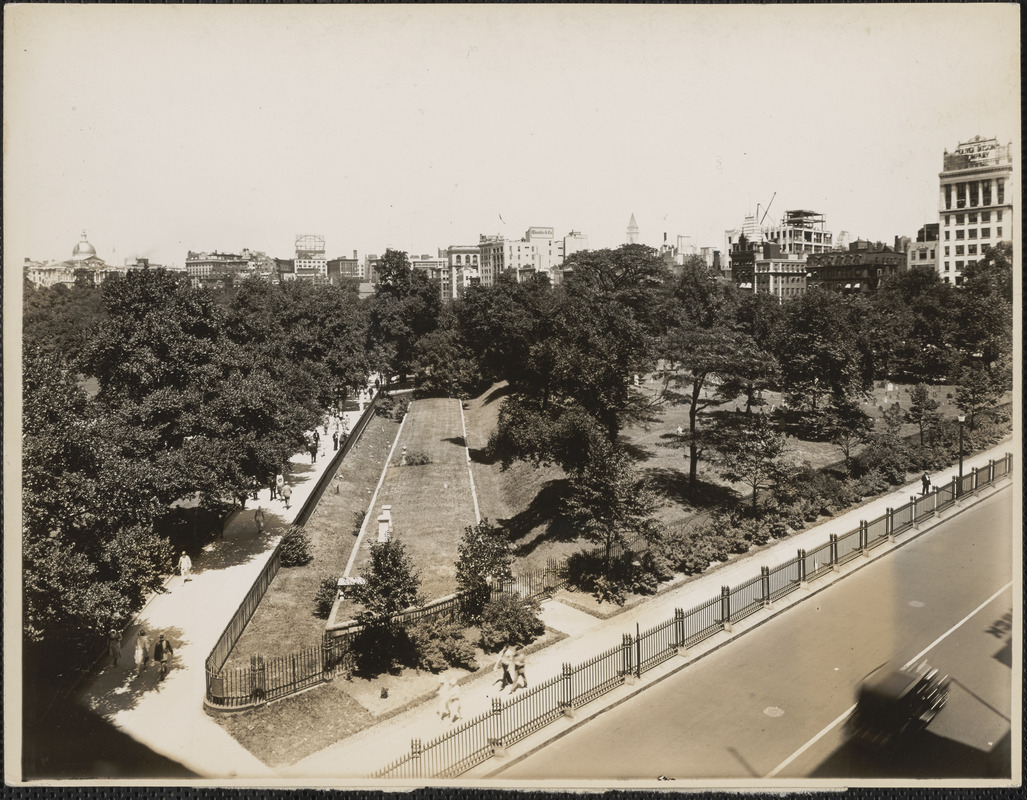 Central Burying Ground, Boston Common, Boston, Mass - Digital Commonwealth