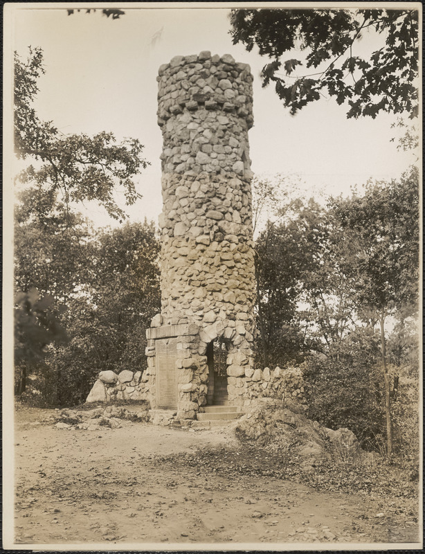 Norumbega Tower, Charles River - Digital Commonwealth