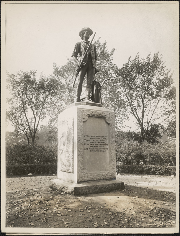 Statue of Minuteman, Concord, Mass. - Digital Commonwealth