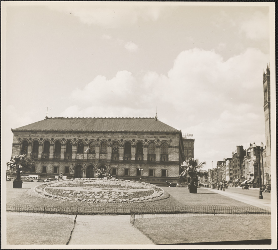 Copley Square and Boston Public Library - Digital Commonwealth