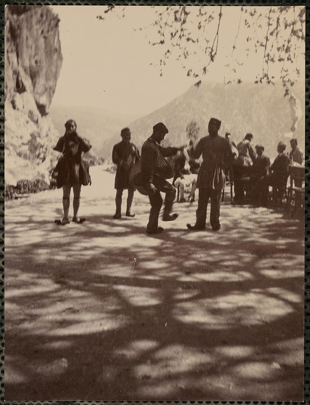 Under Agamemnon's tree, Delphi, Greece - Digital Commonwealth