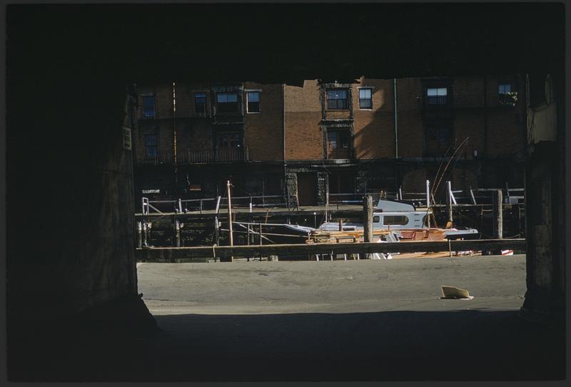 View of Custom House Block from T Wharf, Boston - Digital Commonwealth