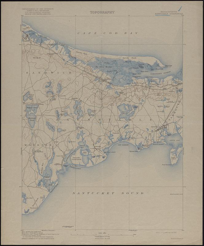 Barnstable Quadrangle Massachusetts - Digital Commonwealth