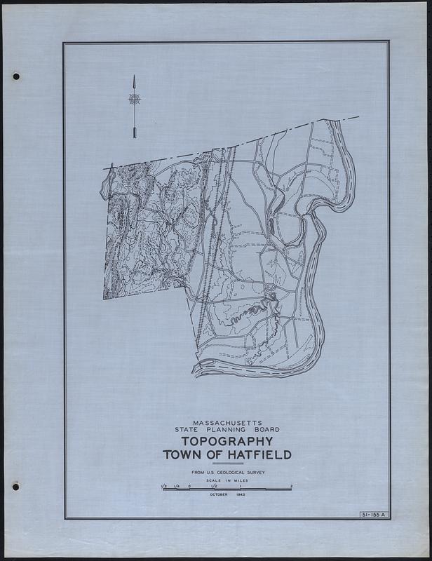 Topography Town of Hatfield - Digital Commonwealth