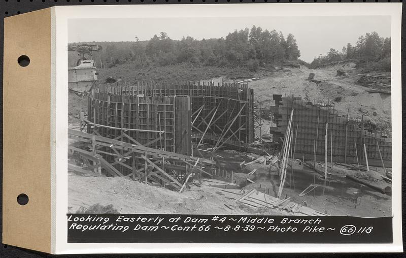 Contract No. 66, Regulating Dams, Middle Branch (New Salem), and East ...