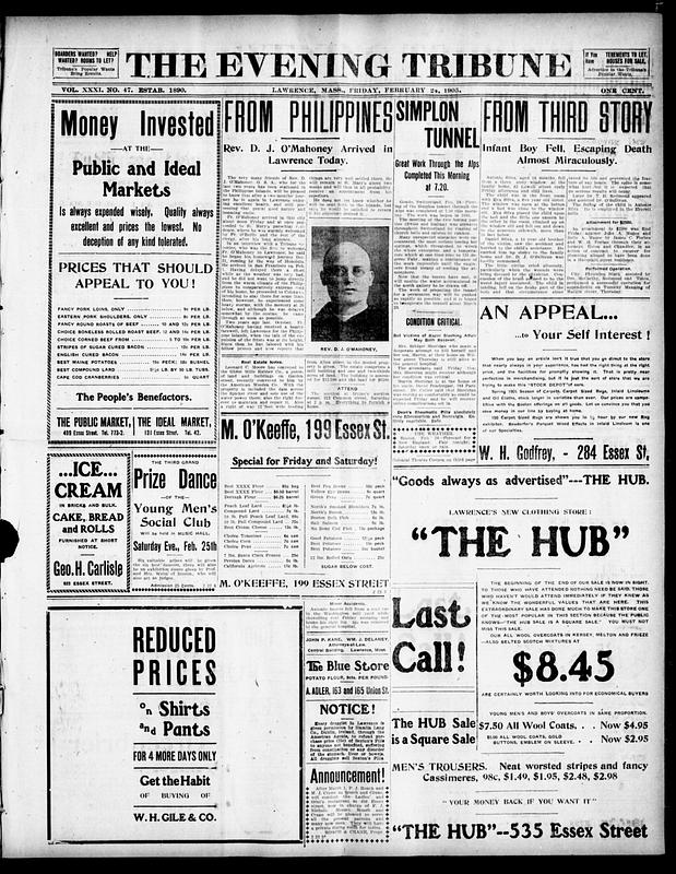 The Evening Tribune. February 24, 1905 - Digital Commonwealth